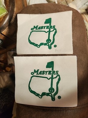 2 Augusta National Masters Caddy Hook And Loop Closure Patches | eBay
