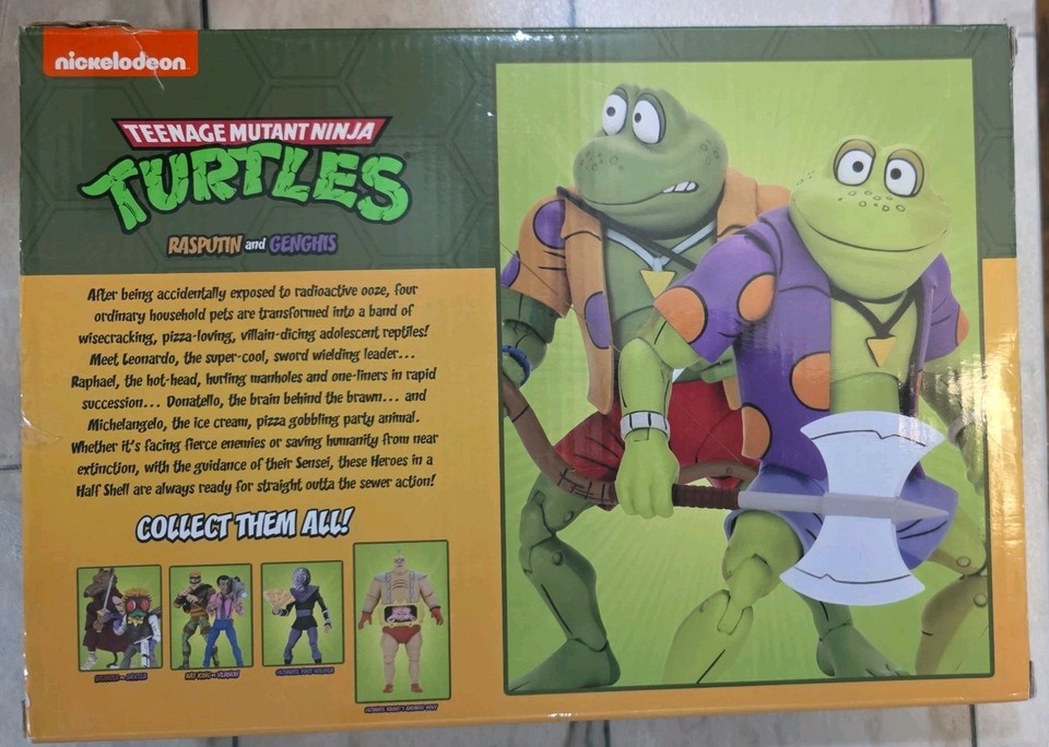 NECA Teenage Mutant Ninja Turtles - Rasputin and Genghis Frog 7in ...