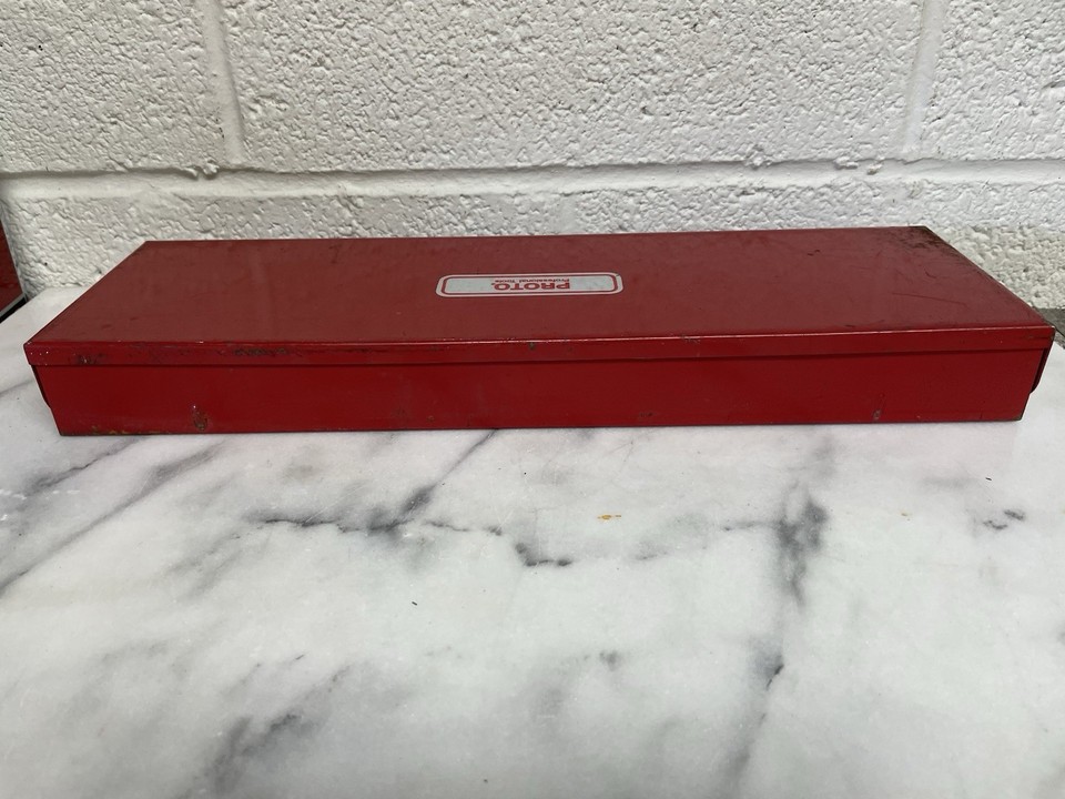 VTG Proto Professional USA Socket Box (Only) - Red Metal Case 5295 | eBay
