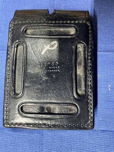 Magazine Pouch. Dual Double Stack. Leather Black. | eBay