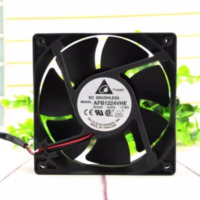 Delta AFB1224VHE 12038 DC24V 0.57A 12CM 2-Wire Inverter Cooling Fan | eBay