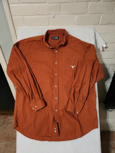 Crable Sports Wear XL Mens Longsleeve Shirt TX Longhorns Burnt Orange ...