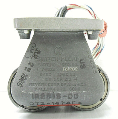 F-74025 REVERE CORP. SWITCH FLOAT, NEW OLD STOCK HAS SLIGHT DAMAGE | eBay