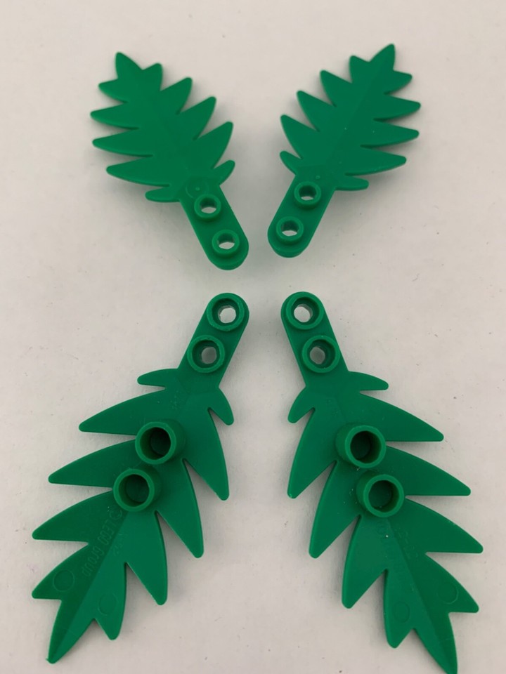 LEGO Parts 6148 (4pcs) Plant, Tree Palm Leaf Small 8x3 | eBay