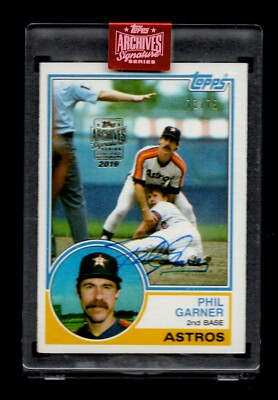 2019 Topps Archives Signature Series PHIL GARNER Houston Astros 73/75 ...