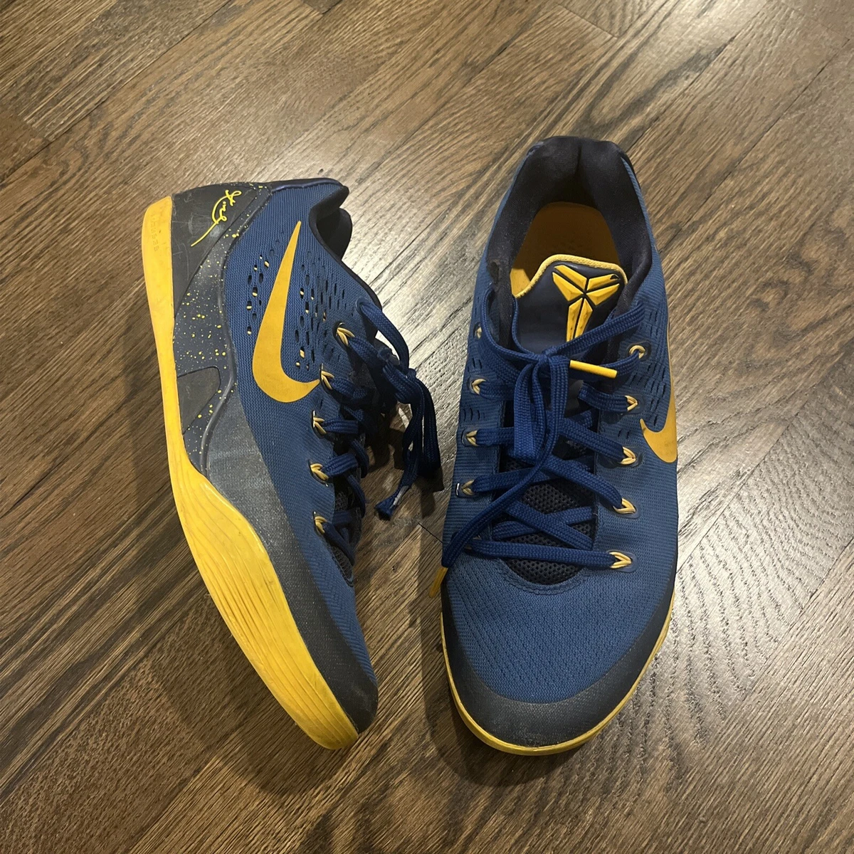 Kobe 9 Low Blue And Yellow