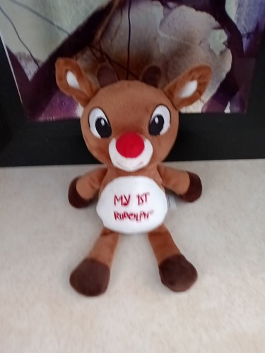 My 1st Rudolph The Red Nose Reindeer Plush Toy | eBay
