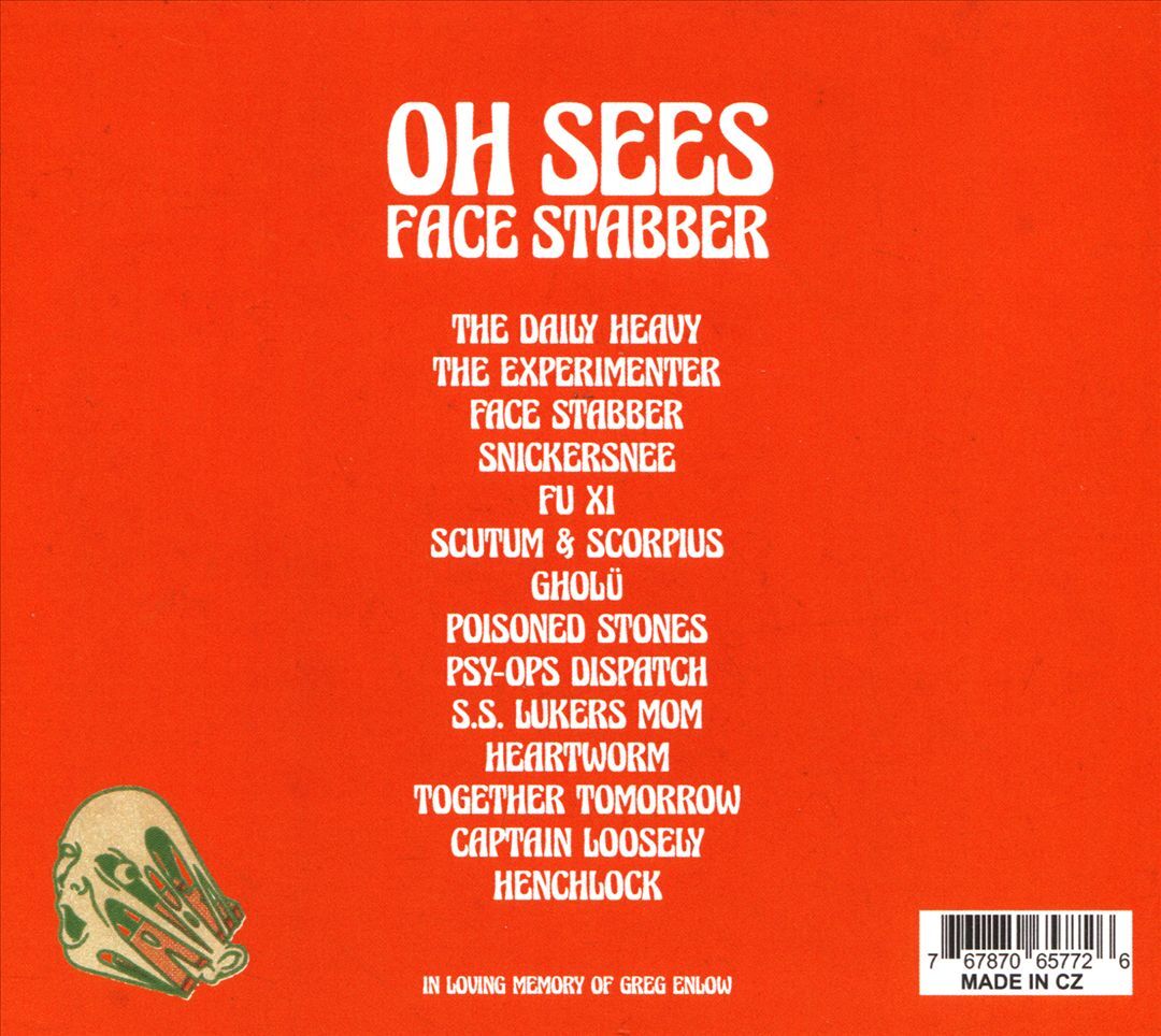 OH SEES FACE STABBER NEW CD 767870657726 | eBay