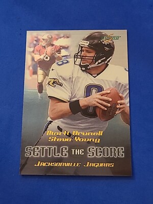 1999 Mark Brunell Steve Young Score #10 Settle The Score Insert | eBay