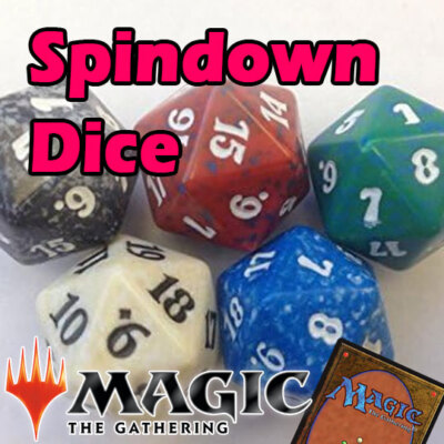 MTG Magic The Gathering D20 SPINDOWN LIFE DICE (DIE) #CHOOSE YOUR SET ...