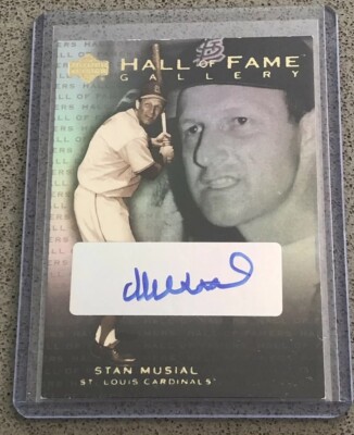 Stan Musial signed 2001 Upper Deck baseball card STM BB73040 | eBay