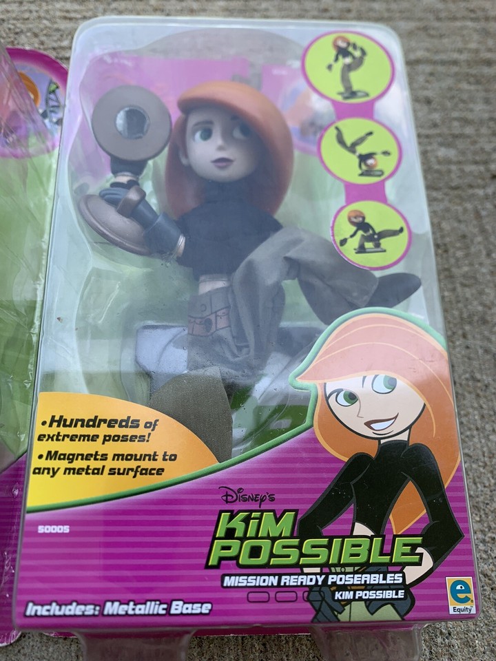 KIM POSSIBLE - Mission Ready Poseables - Kim Possible & Ron Stoppable ...