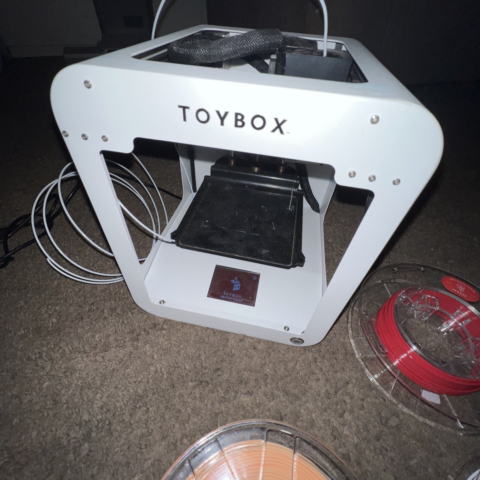 Toy Box 3d Printer With Food As Is Heater Failed No Power Cord | eBay