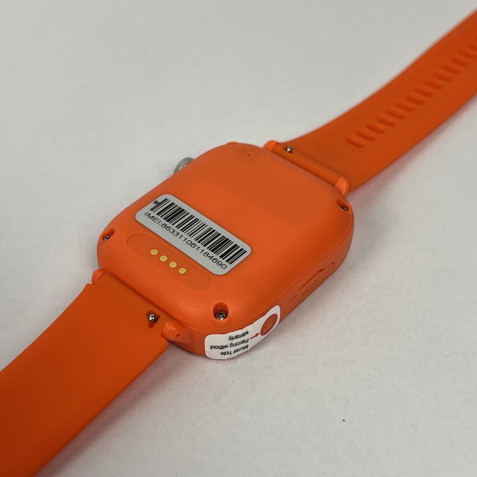 OKYUK 4G Interactive Smartwatch, Kids Watch (Orange) *Open Box Complete ...