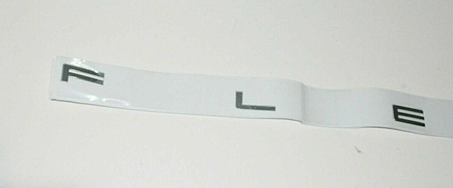 2011-2020 Ford FLEX CHROME Hood Emblem Letters Decal NEW | eBay