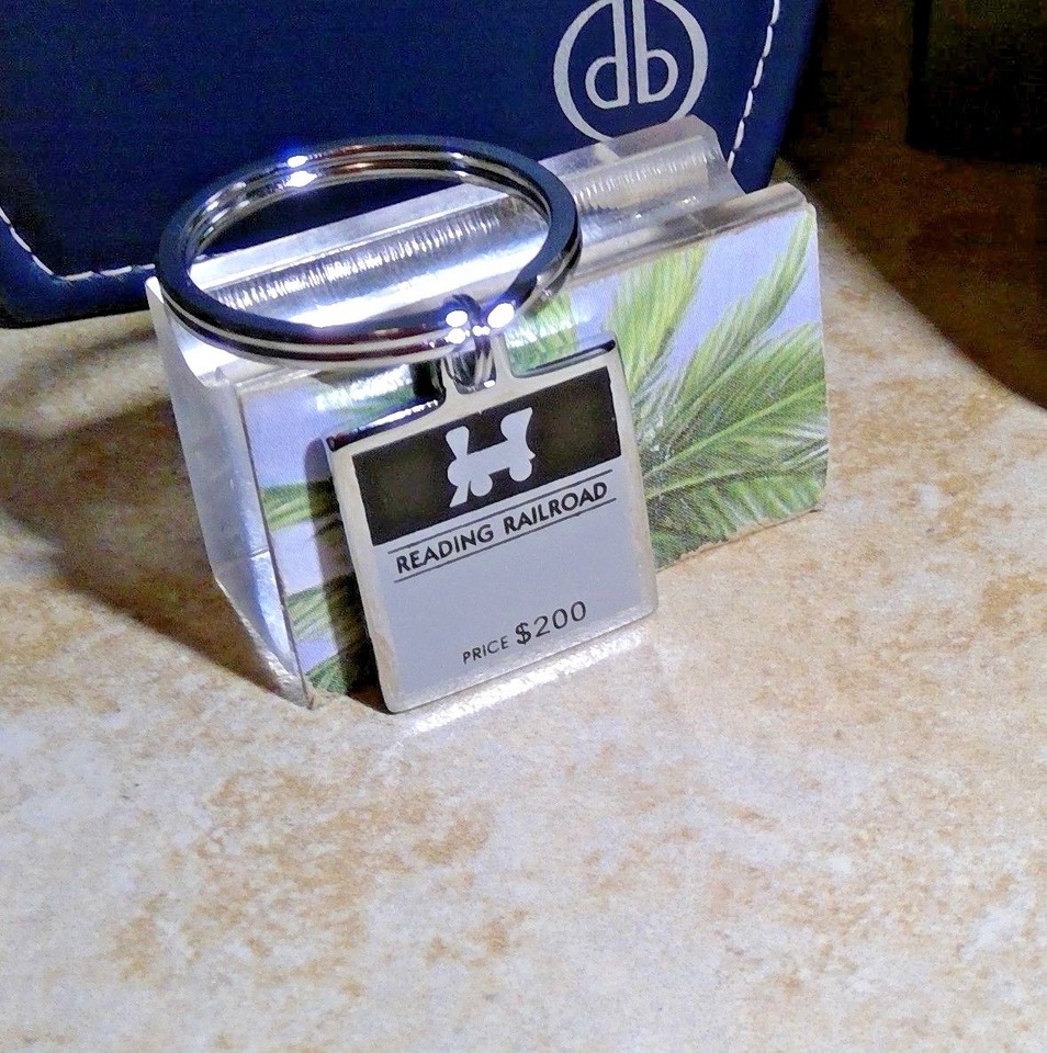 NEW Colibri Monopoly Key Ring reading railroad rare collectible | eBay