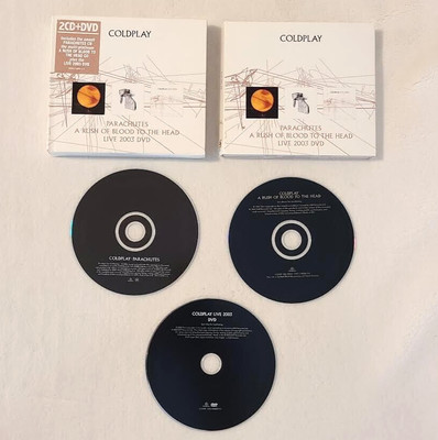 Coldplay ~ Parachutes, Rush Of Blood and Live 2003 (2-CD + 1 DVD Set ...