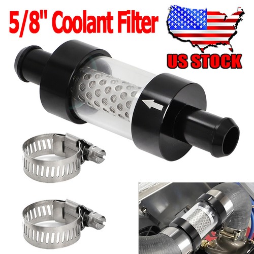 Inline Heater Core Coolant Filter & Inspection System 5/8" Vehicles ...