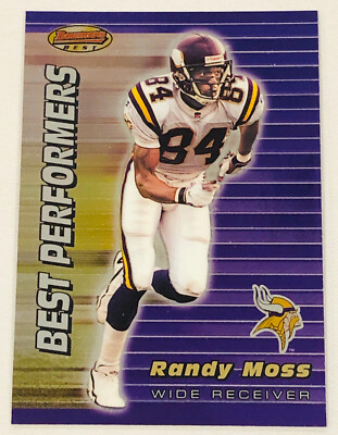 Randy Moss 1999 Bowman's Best Football Best Performers NM-MT Card #92 ...