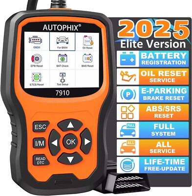 Autophix 7910 for BMW All System Car OBD2 Scanner Diagnostic Scan Tool ...
