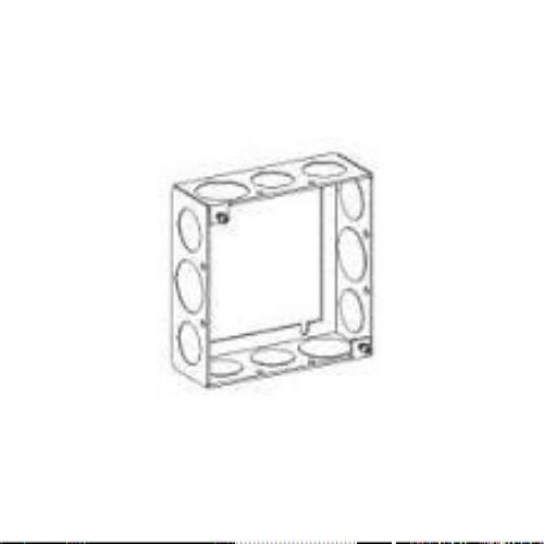 Orbit 4SB-50/75-EXT 4 Inch Square Extension Box 1.5 Inch Deep 0.5 Inch ...