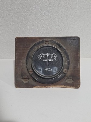 ORIGINAL OEM 1919-1925 FORD MODEL T AMP GAUGE AMMETER AMPERES *AS IS ...