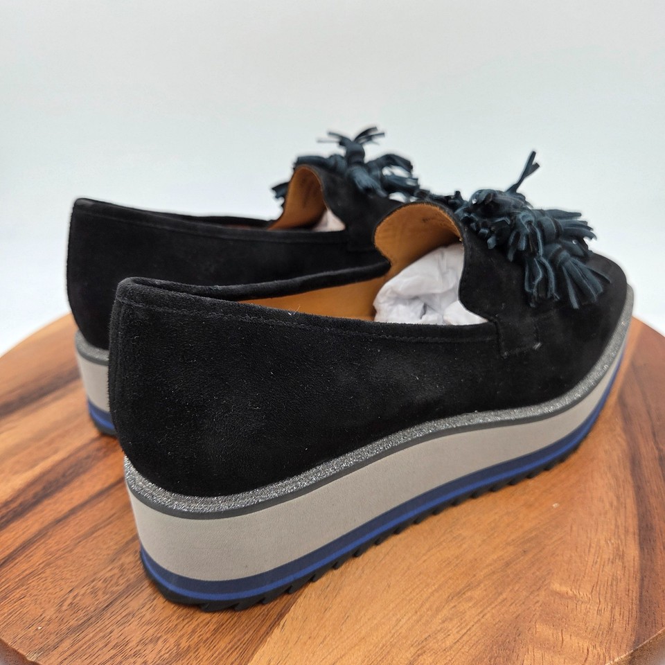 Size 8.5 Johnston and Murphy Gracelyn Tassle Platform Wedge Loafers ...
