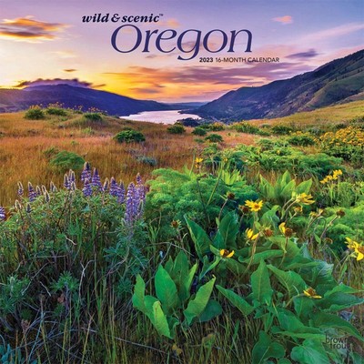 Oregon Wild & Scenic | 2023 12 x 24 Inch Monthly Square Wall Calendar ...