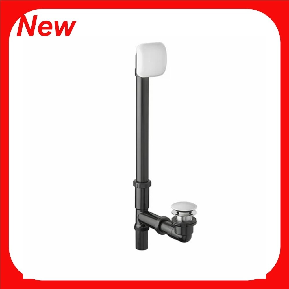 Overflow Tub Drain Assembly Lift And Turn Conversion Kit For Bathtub