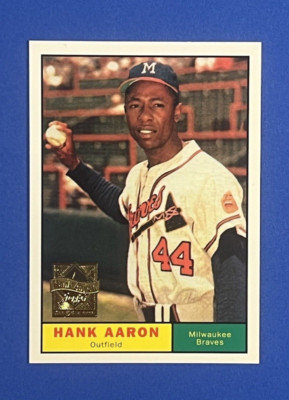 2000 Topps Baseball Hank Aaron Reprint #415 | eBay