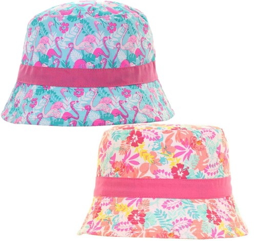 Bucket hat. Girl's bucket hat. Floral bucket hat. Flamingo Floral 3 4 5 ...