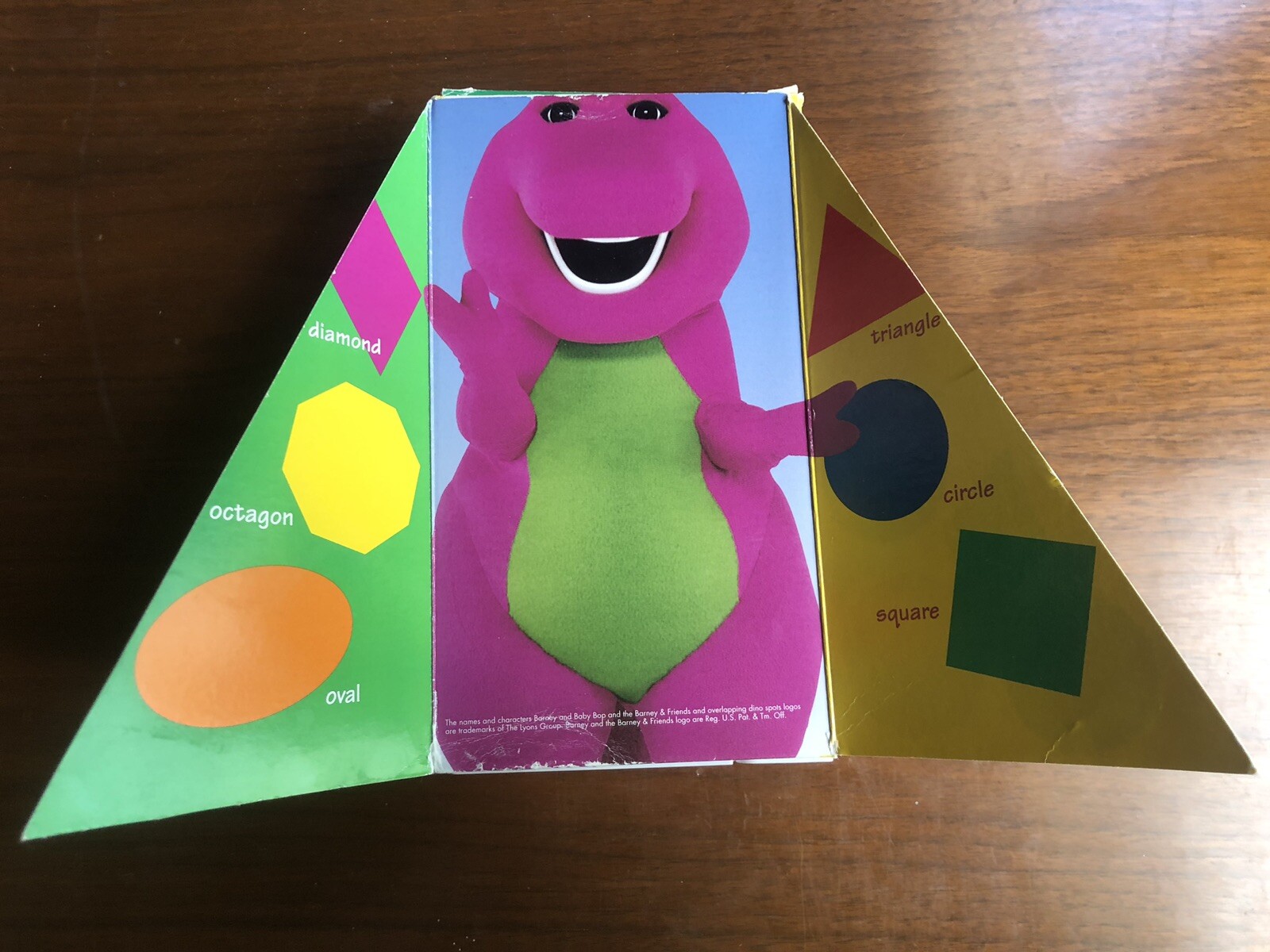 Barney - Barneys Colors Shapes (VHS, 1997, 2-Tape Set) Nice Display ...