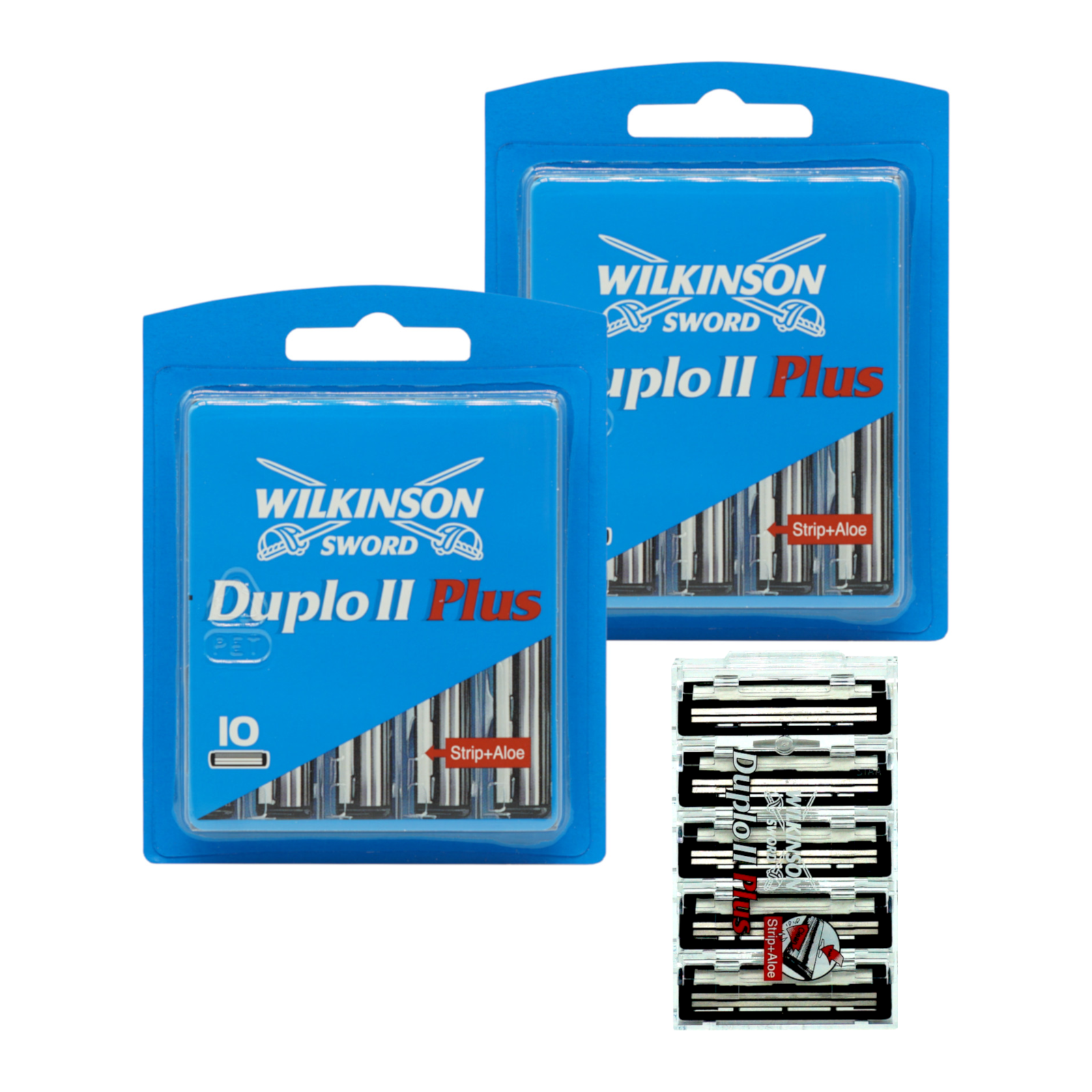 Wilkinson Sword Duplo II Plus Rasierklingen 5-10-15-20-25-30-40-50-100 ...