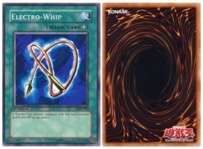 *Asian-English* Yu-Gi-Oh! TCG Electro-Whip Legend of Blue-Eyes LOB-093 ...