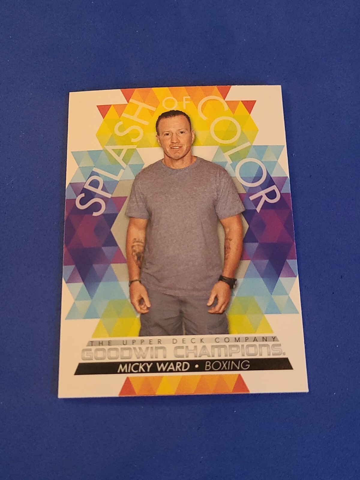 2022 Micky Ward Upper Deck Goodwin Champions Splash Of Color #138 | eBay