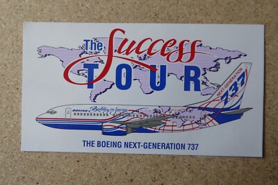 AUTOCOLLANT STICKER AUFKLEBER BOEING NEXT GENERATION 737 AIRLINER | eBay