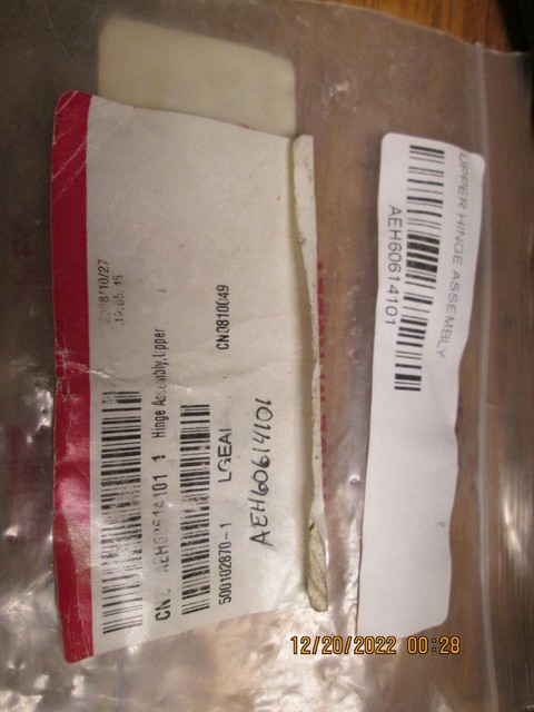 AEH60614101 OEM LG Refrigerator Left Door Hinge for Lfx25974st for sale ...