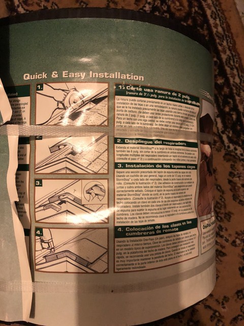 Quarrix Building Products 58784 Rolled Ridge Vent for sale online | eBay