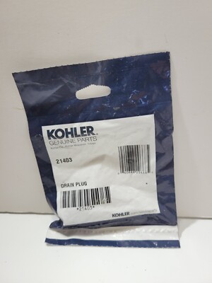 Kohler Genuine Parts Drain Urinal Cleanout Plug 21403 OEM Replacement ...