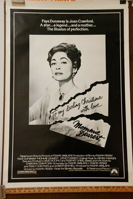 1981 MOMMIE DEAREST ORIGINAL VINTAGE MOVIE POSTER | eBay