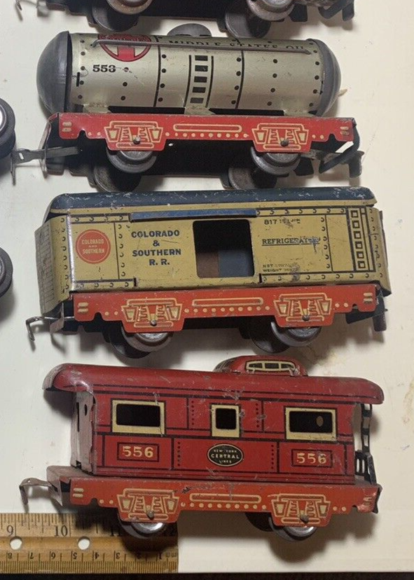 MARX Trains..027..11 Piece assortment..Metal cars | eBay