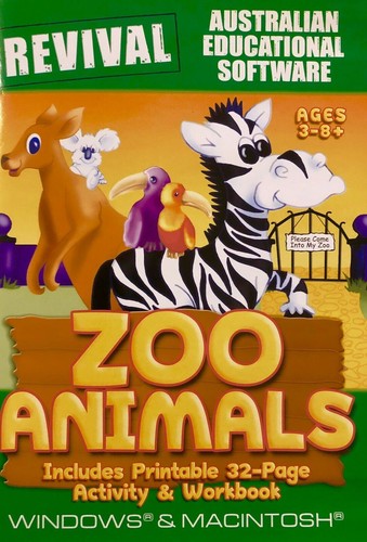 Bb2 New Sealed-ZOO ANIMALS - CD ROM - MAC & WINDOWS - AGES 3-8+ See ...