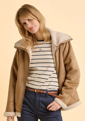 BNWT Patch Pocket Shearling Coat women Brakeburn UK 12 RRP£98 | eBay UK