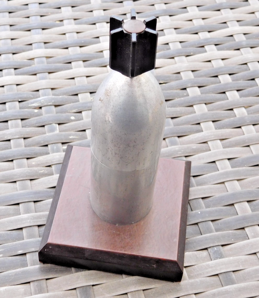 WW2 RAF Trench Art Hand Made Desk Top Bomb Lighter Brass Aluminium ...