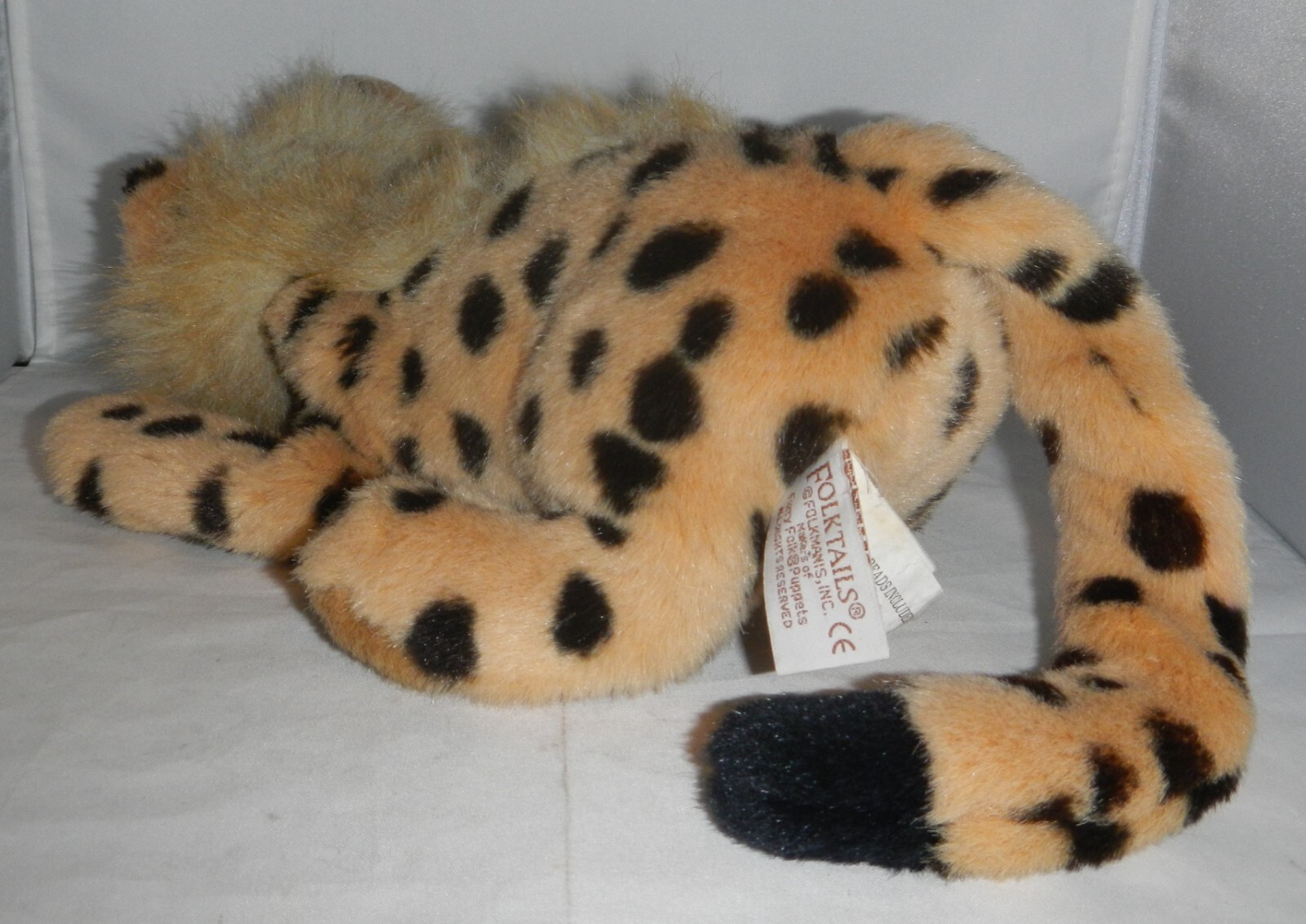 Folkmanis Baby Cheetah Leopard Baby Cub Hand Puppet 12" Plush Stuffed ...