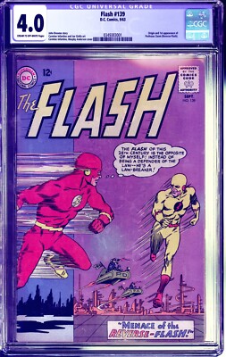Flash #139 CGC 4.0 Origin & 1st appearance of Professor Zoom (Reverse ...