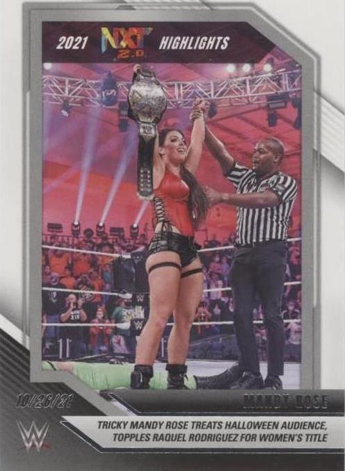 2022 Panini WWE NXT - 2021 Nxt Highlights Mandy Rose #32 for sale ...