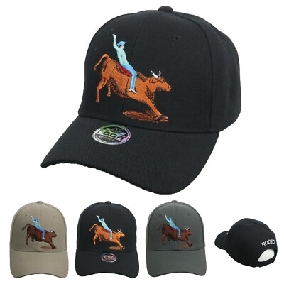RODEO Baseball Cap Fashion Hats Casual Caps COWBOY Adjustable Sports ...