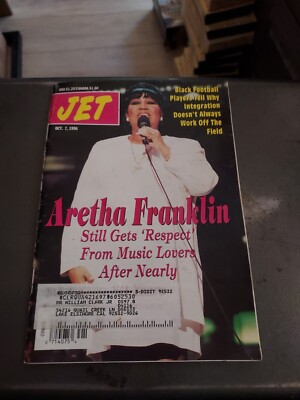 Jet Magazine Issue October 7 1996 Aretha Franklin | eBay