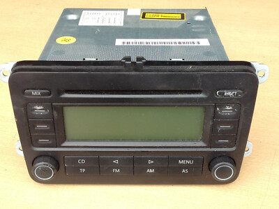 VW GOLF MK5 RADIO CD PLAYER HEAD UNIT STEREO 2004-2008 1K0035186L ...